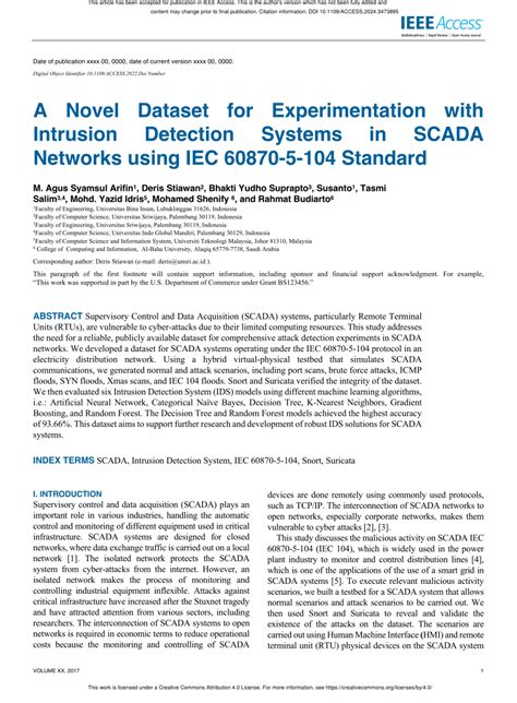 Pdf A Novel Dataset For Experimentation With Intrusion Detection