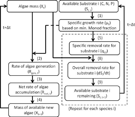Conceptual Flow Of Iterative Steps Of Model Calculations Equations