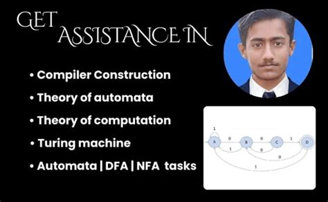 Help You In Projects Of Finite Automata Theory Regular Expression Turing Machine By