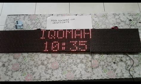 Membuat Jam Sholat Arduino Dengan 3 Panel P10 Dilengkapi Alarm Adzan
