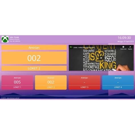 Jual Source Code Antrian Pengunjung Berbasis Web Jakarta Selatan