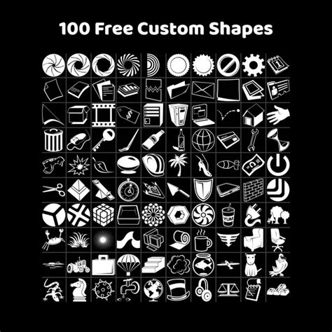 Nates Shapes Photoshop Custom Shapes