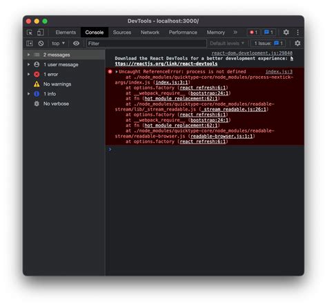 Process Not Defined When Running Quicktype Core In The Browser