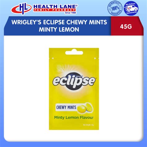 Wrigleys Eclipse Chewy Mints 45g Minty Lemon Lazada