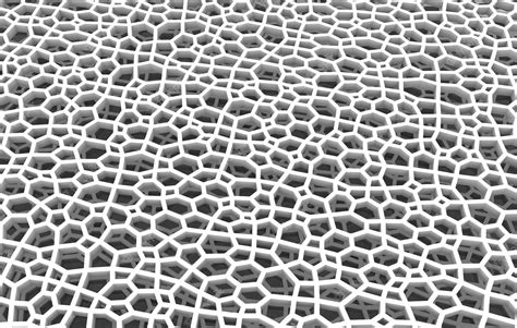 Premium Photo Abstract White Honeycomb Grid Structure 3d