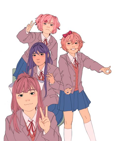 Ddlc By Luxjii On Deviantart