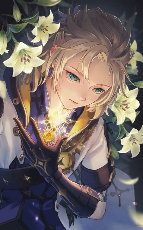 Albedo Genshin Impact Drawn By Bibi Obb Spl Danbooru