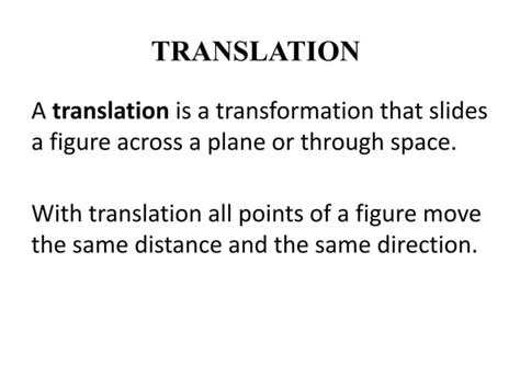 Geometric Transformation