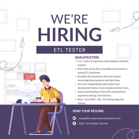 Sangeetha Mohan On Linkedin Hiring Etltester Sql Etlprocesses Migrationtesting Etltesting…