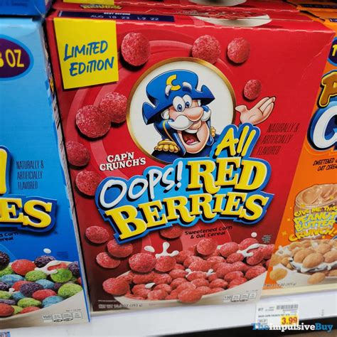 Spotted Limited Edition Capn Crunchs Oops All Red Berries Cereal