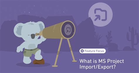 Feature Focus Ms Project Import Export Mission Control