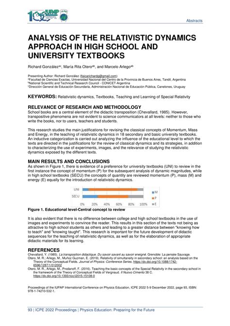 Pdf Analysis Of The Relativistic Dynamics Approach In High School And University Textbooks