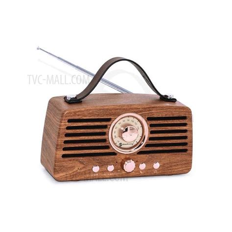 Creative Retro Radio Bluetooth Wireless FM Speaker Hands Free Call Loudspeaker Support USB TF