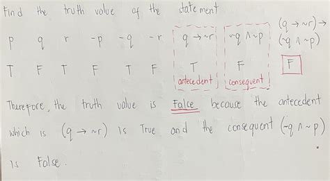 Solved Construct A Truth Table For The Given Statement Pvrpv ~q Course Hero