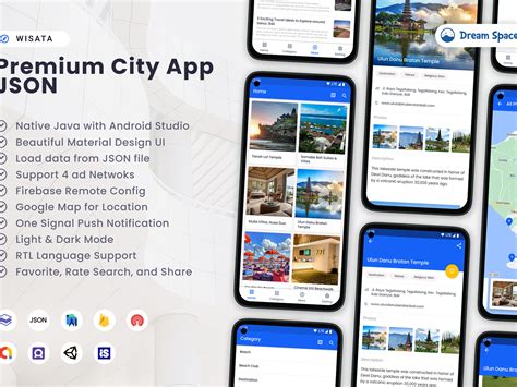 Wisata Android City App Json By Muslim Sidiq On Dribbble