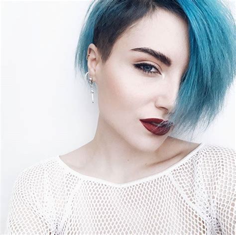 Blue Pixie Hair Cut Ideas ФОТОГРАФ МАРИУПОЛЬ КИЕВ Evaleenage • Фото и видео в Instagram