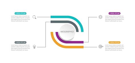 Premium Vector Infographic Element Design 4 Step