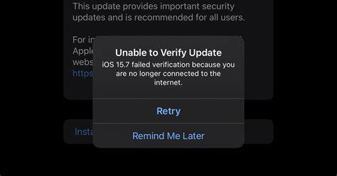 fix unable to verify update issue when updating to ios 16