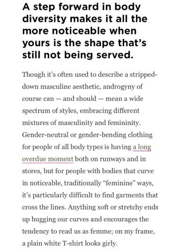 Androgyny Shouldnt Just Be For Thin People Tumbex