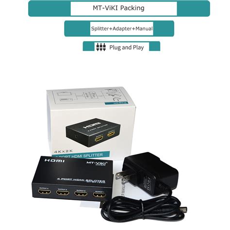 HDMI Splitter 1 In 4 Out MT VIKI Splitter Manufacturer