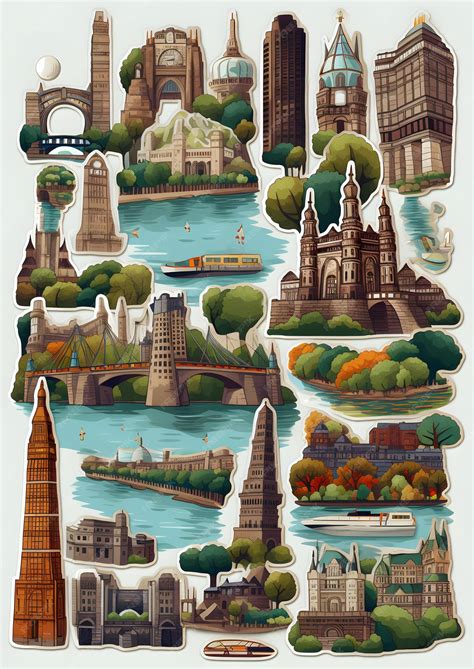 Premium Ai Image Architecture Stickers