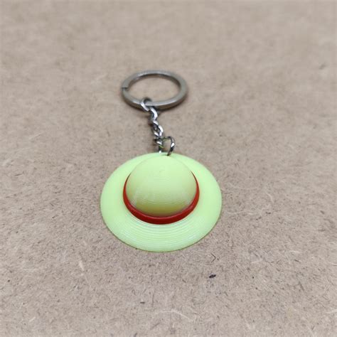 Free Stl File Luffy Straw Hat Keychain 🎩 ・3d Print Design To Download・cults