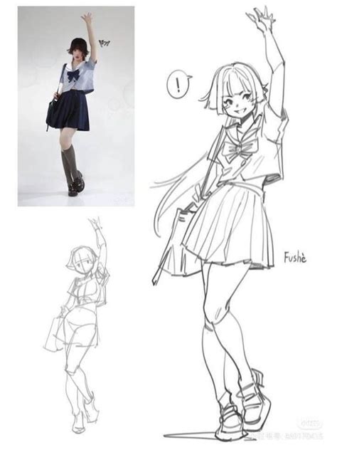 Anime Pose Standing