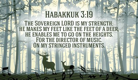 Habakkuk 319 The Sovereign Lord Is My Strength He Makes My Fee