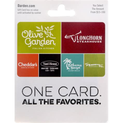 Olive Garden 15 100 T Card 1 Ct Ralphs
