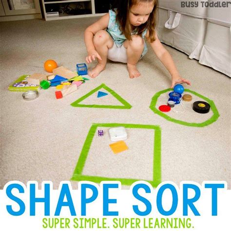 Shape Sorting Activity Go Beyond Memorizing Busy Babe Shape Sorting Activities Shape
