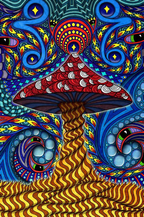 Psychedelic Mushroom Art