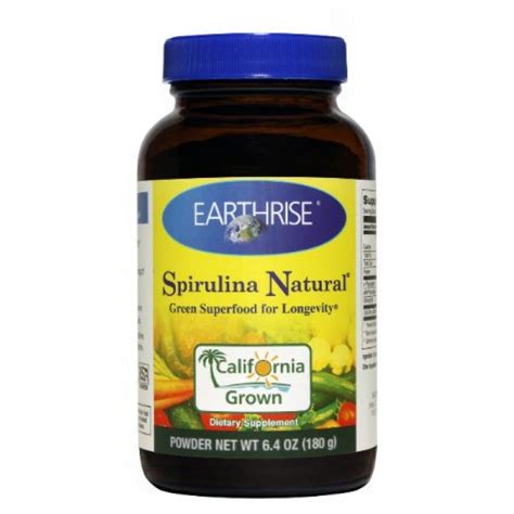 GeeksHive: Earthrise Spirulina Natural, 180 Grams Powder - Spirulina ...