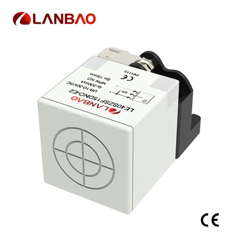 Square Plastic Lanbao Flush Mm NPN PNP Inductive Proximity Sensor CE