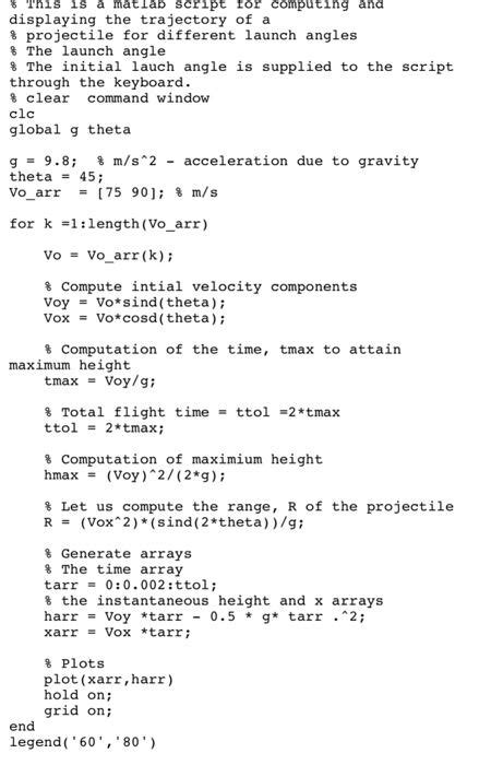 Class Exercise You Must Use Matlab To Answer This