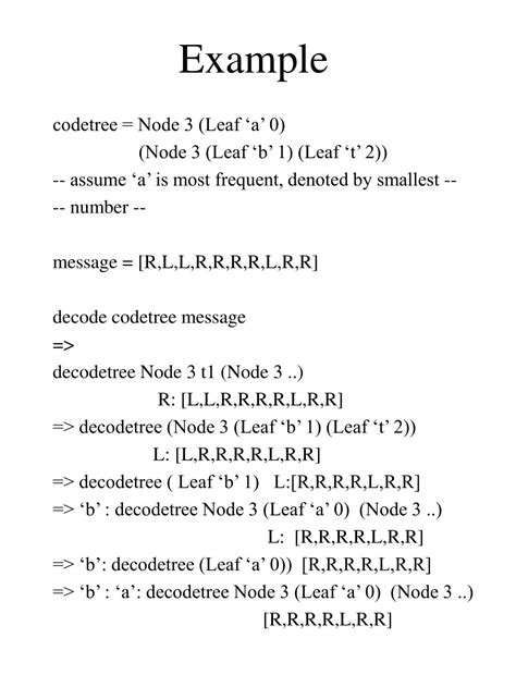 Ppt Functional Programming Lecture 15 Case Study Huffman Codes