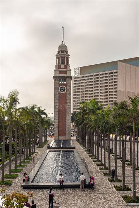 Former Kowloon Canton Railway Clock Tower Kowloon Hong Kong China Editorial Image Image Of