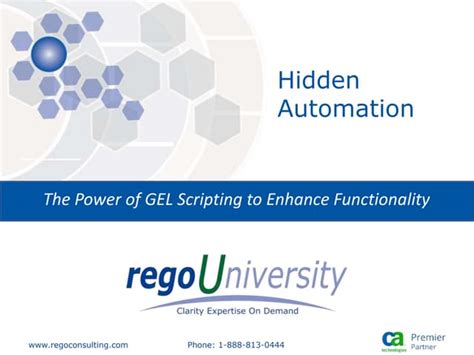 Hidden Automation The Power Of Gel Scripting Pptx Databases