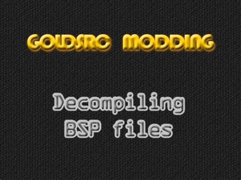 Decompiling Goldsrc Maps Tutorial Counter Strike Moddb