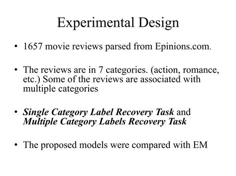Movie Review Categorization Using Joint Model Ppt