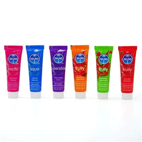 Skins Vital And Fruity Sampler Tube 6 Pack 12ml Total Sex Toys At