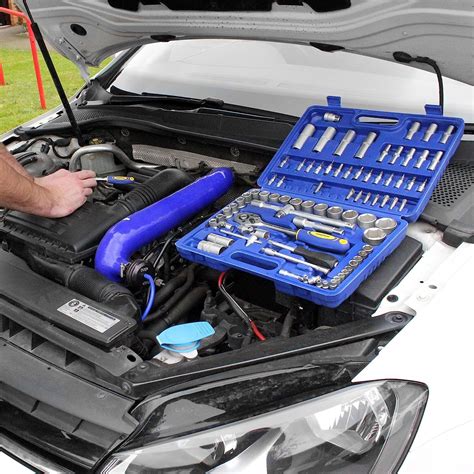 Goodyear 94pc 1 2 1 4 Socket Set And Screwdriver Bit Torx Ratchet Case Tool Kit All Tools Direct