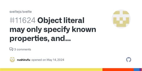 object literal may only specify known properties and on accept does not exist in type omit