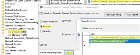 Configuring Windows Firewall Rules Using Group Policy Windows Os Hub