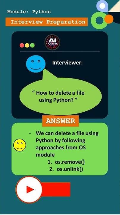How To Delete A File In Python Python Os Module Youtube
