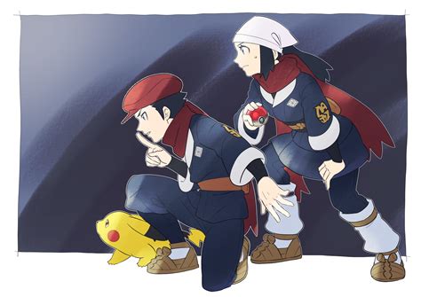 Pikachu Akari And Rei Pokemon And More Drawn By Pkpokopoko Danbooru