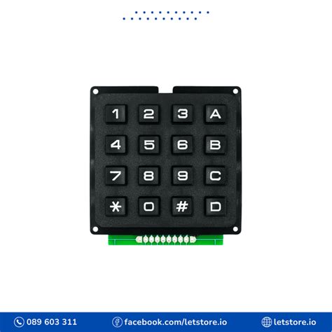 Matrix Keypad Keyboard 4x4 16 Keys Let Store
