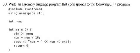 Solved Use Pep8 Application To Solve The Problem And
