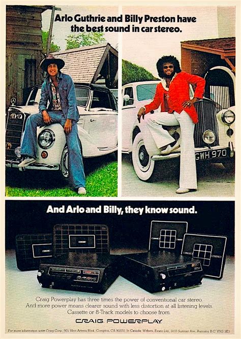 Arlo Guthrie And Billy Preston Have The Best Sound In Car Stereo And