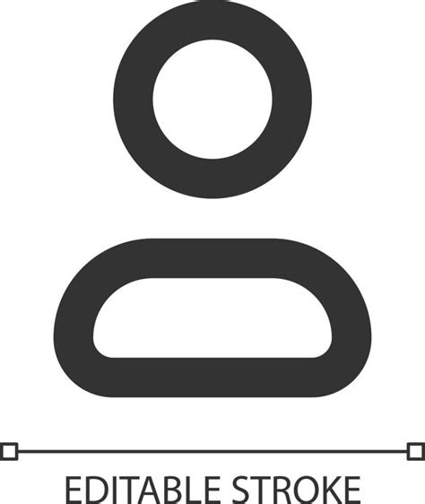 Contact Pixel Perfect Linear Ui Icon Address Book Profile Page User