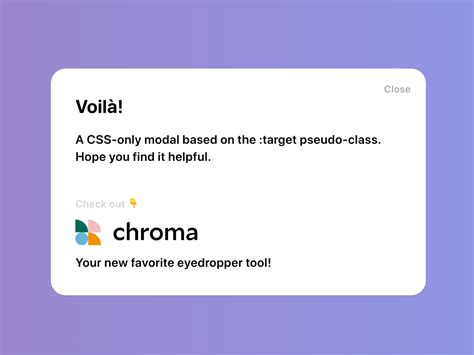 Simple Modal Using Css Only — Codepel